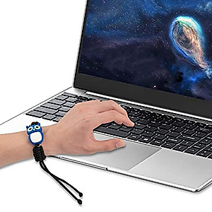 Real 32GB USB Flash Drive, Cartoon Brown Owl Hand Strap Bangle Bracelet USB Thumb Pen Drive U Disk, Hand Rope Wristband Backup Memory Stick Data Storage Jump Drive for Students Gift