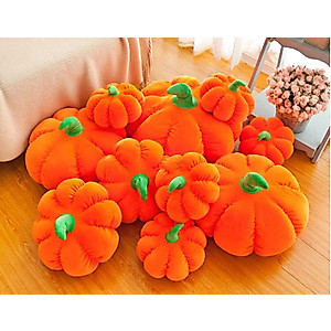 GracesDawn Plush Soft Pumpkin Plush Pillow Pumpkin Decoration Sofa Pillow Soft Pumpkin Gift. Plush Toy, Children’s Gift Orange (40cm[15.7] inch)