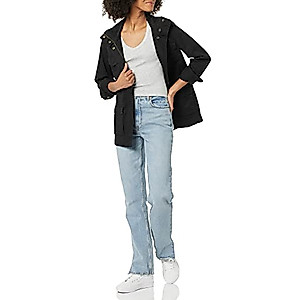 Amazon Essentials Women's Slim-Fit Short-Sleeve V-Neck T-Shirt, Pack of 2, White/Light Grey Heather, Large