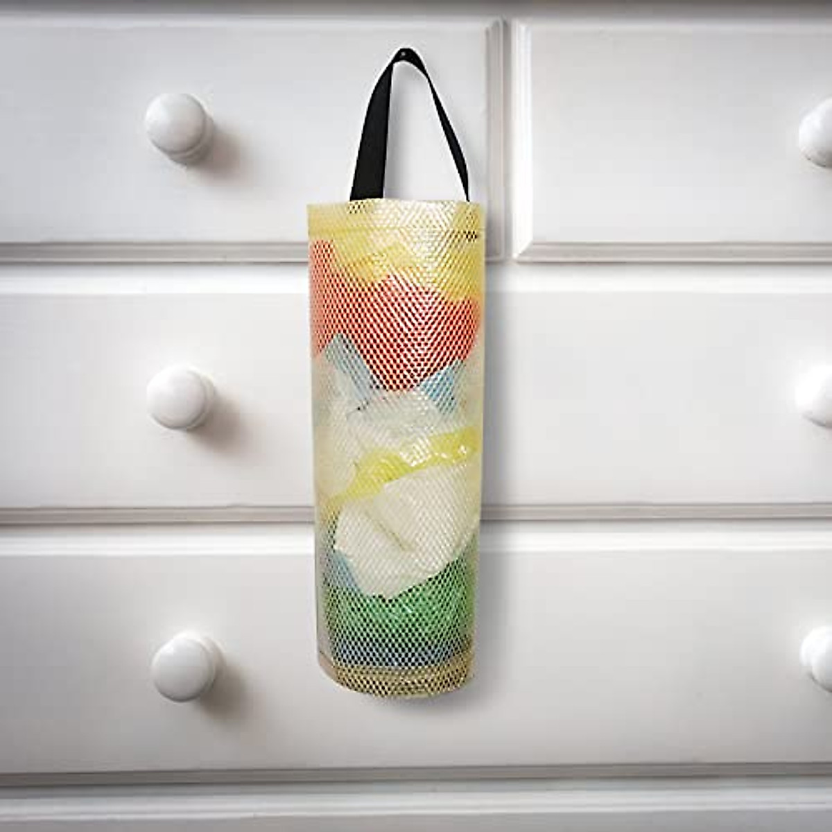 Silicone Baking Sheets Nonstick Hanging Hanging Rubbish Bag Bag Extraction Bag Box Round Miscellaneous Kitchen Storage Convenient Bag Organizer Kitchen Storage Wall Large Silicone (Green, One Size)