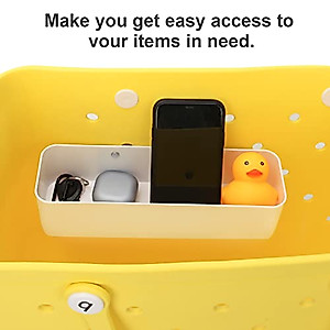 Wallet Organizer Holder for Bogg Bag, Premium Insert Charm Wallet Phone Cup Drink Keychain Tray Holder - Accessories for Bogg Bags