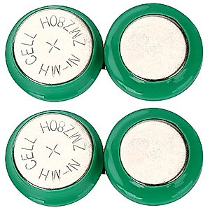 Enerpe 2.4V Replacement Batteries for TV Ears Headset 5.0 40810 (2-Pack)