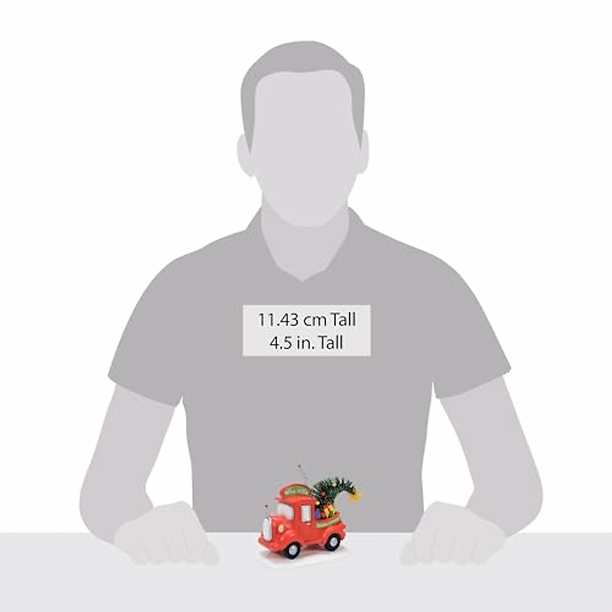 Department 56 Dr. Seuss Grinch Village Accessories Who-Ville Christmas Deliveries Truck Figurine, 4 Inch, Multicolor