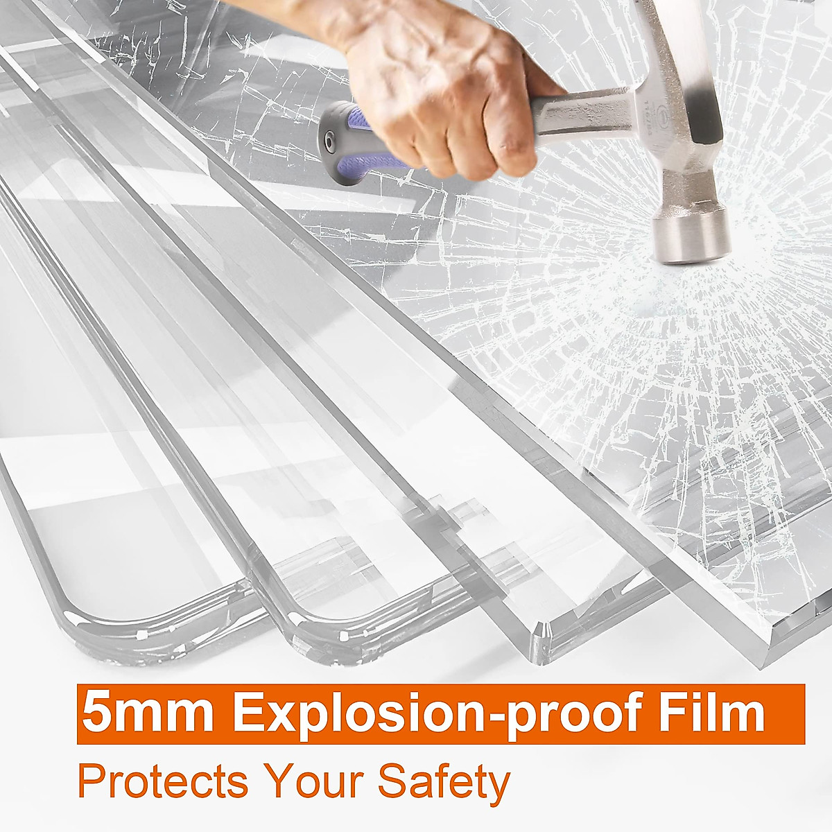 PexFix Full Length Mirror Full Body Mirror with Stand 55''×16'' Mirror Full Length with Black Aluminum Alloy Frame