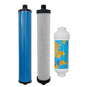 R.O. Split Pre/Post/Inline Filter Set for Microline Reverse Osmosis System,without membrane
