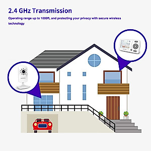 HelloBaby Video Baby Monitor with Camera and Audio, Monitor Baby Monitor Infrared Night Vision, VOX Mode