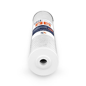 Aquaboon Whole House Water Filter Replacement Cartridge 20x4.5 inch 5 Micron - 2-PACK CTO Carbon Filter - Activated Carbon Block Filter Cartridge Compatible with EPM-20BB, CB-BB-20, 155783-43, FC25B