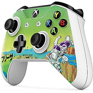 Skinit Decal Gaming Skin Compatible with Xbox One S Controller - Officially Licensed Dragon Ball Z Frieza Power Punch Design