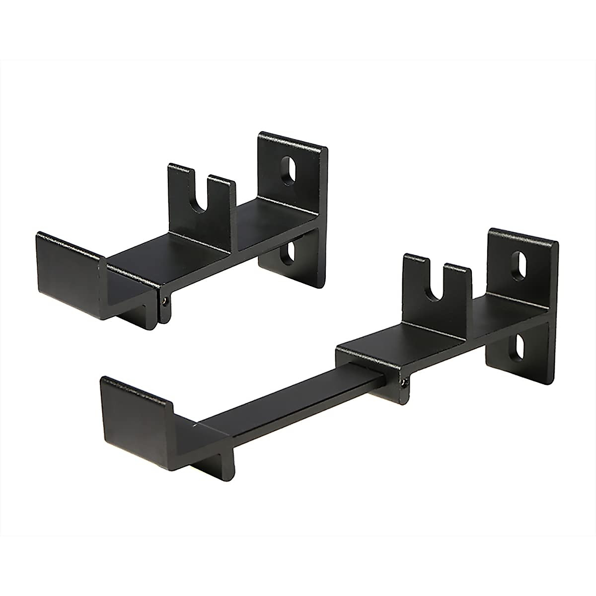 EXCEL LIFE Adjustable Soundbar Wall Mount, Universal Sound Bar Bracket for Mounting Under TV, Compatible with SONOS Samsung LG VIZIO Bose ROKU Soundbar, Black