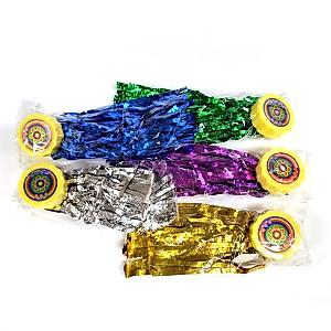 GASHINA STORY Jaegi with The bell (Jegi chagi) Korean Old Game 5 pcs + Korean Game Invitation Card 1P - Kick Shuttlecock, Hackysack (Random Color) 제기차기