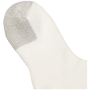 Thorlos Womens Tx Max Cushion Crew Tennis Socks, White (3 Pairs), Large US