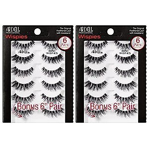 Ardell Multipack Demi Wispies False Lashes 6 Pairs x 2 pack
