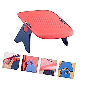 STOBAZA Shoe Shelf 1 PC Plastic Shelf Novel Blue Simple Slots for Stand Organization Saver Clo Double-Layer Cabinet Household Red Shoes Detachable Home No Organizer Adjustable Require Shoe Cabinet