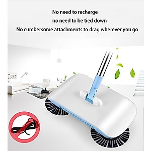 FEMUN,Broom and Dustpan,Broom and Dustpan Set,Broom with Dustpan Combo Set,Broom/mop/dust pan 3 in 1,Sweeping and Mopping in one,Hand Sweepers - Suitable for Home, Office, Hall, Outdoor