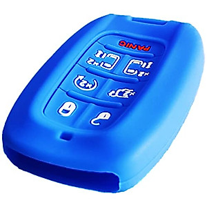 Smart Key Fob Cover Remote Case Keyless Protector Jacket for 2017-2022 Chrysler Pacifica 2020-2022 Voyager Keyless Remote Control Cover Part Numbers are Reference
