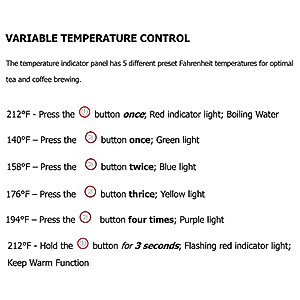 Ovente Electric Stainless Steel Hot Water Kettle 1.7 Liter with 5 Temperature Control & Concealed Heating Element, BPA-Free 1100 Watt Tea Maker with Auto Shut-Off and Keep Warm Setting, Silver KS88S