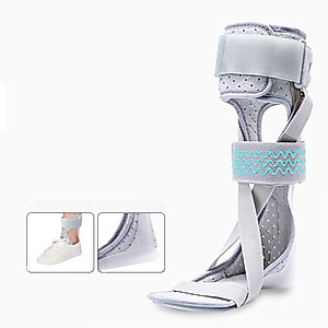 CUSMA Foot Drop Orthosis Brace - Ankle Correction Splint for Treatment of Plantar Fasciitis Achilles Tendonitis & Drop Foot,XL
