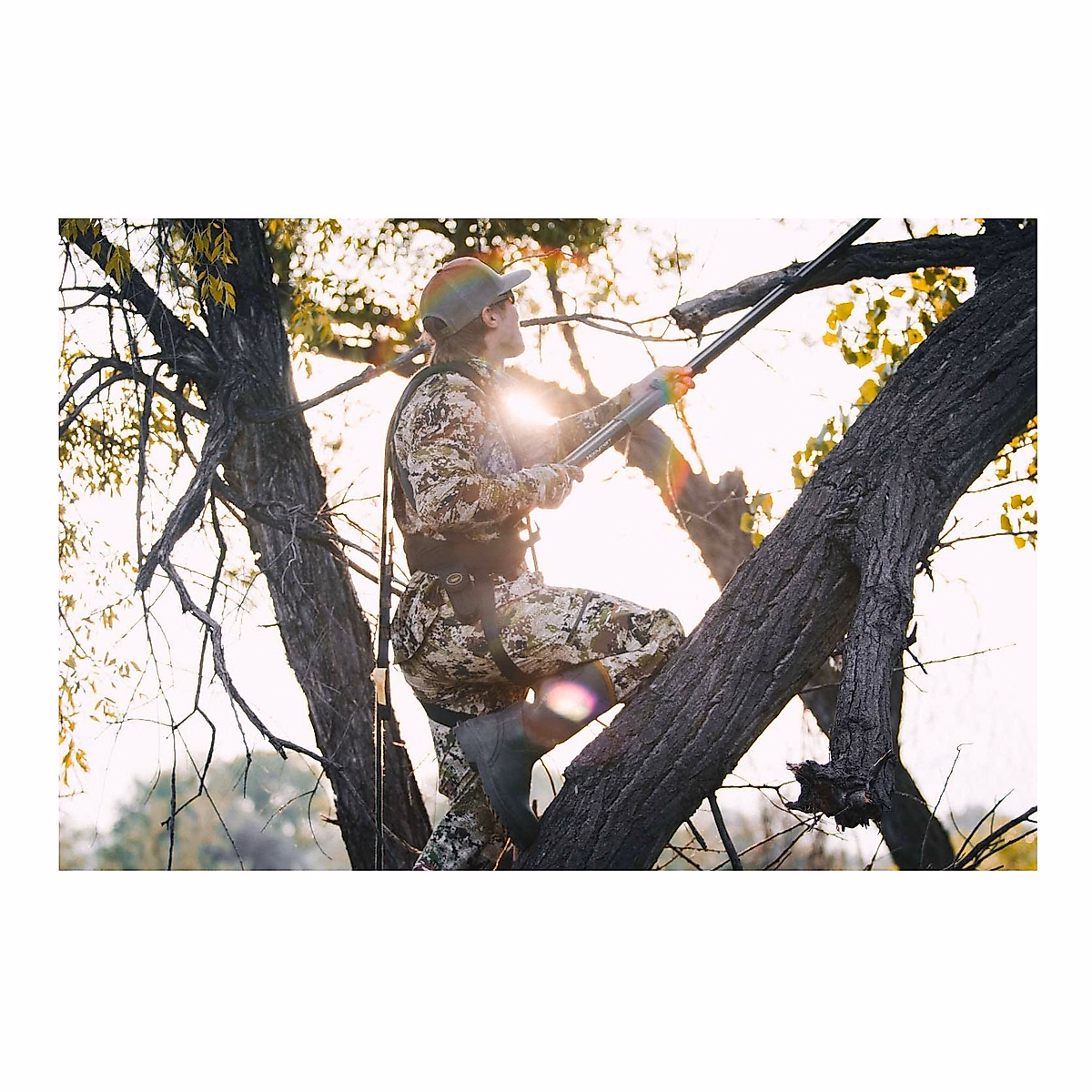 Muddy Outdoors Safe-Line 30' Durable Nylon Outdoor Hunting & Treestand Safe System for Tree Climbing - Single Pack