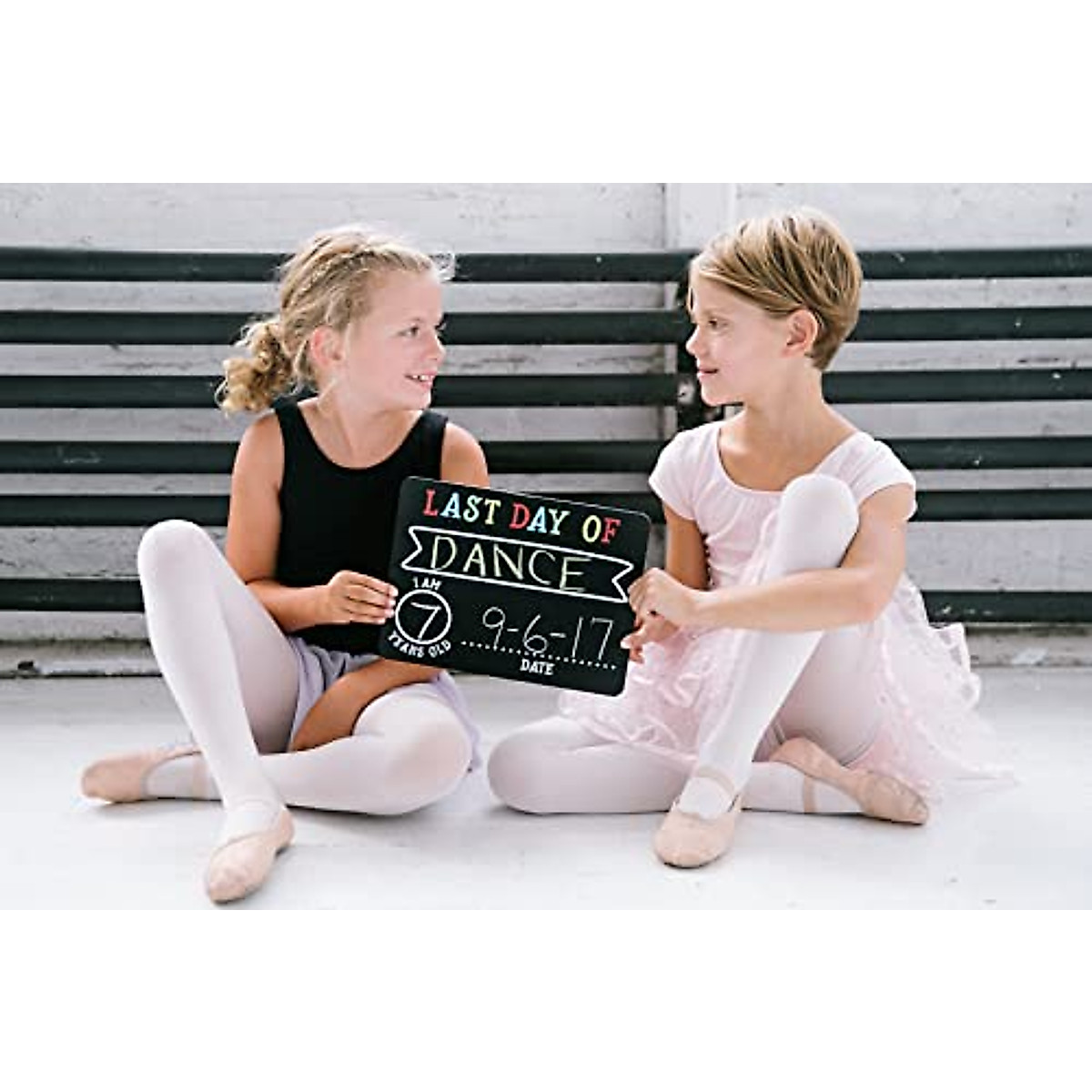 Pearhead Photosharing Chalkboard Signs, Perfect to Commemorate the First and Last Day of School, 2 Chalkboard Signs for School Celebrations and Milestones, 2 Count (Pack of 1) Packaging may vary