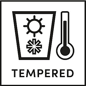 Bormioli Rocco Kufra Jug with Ice Container, Red Lid, 72 3/4 Ounce