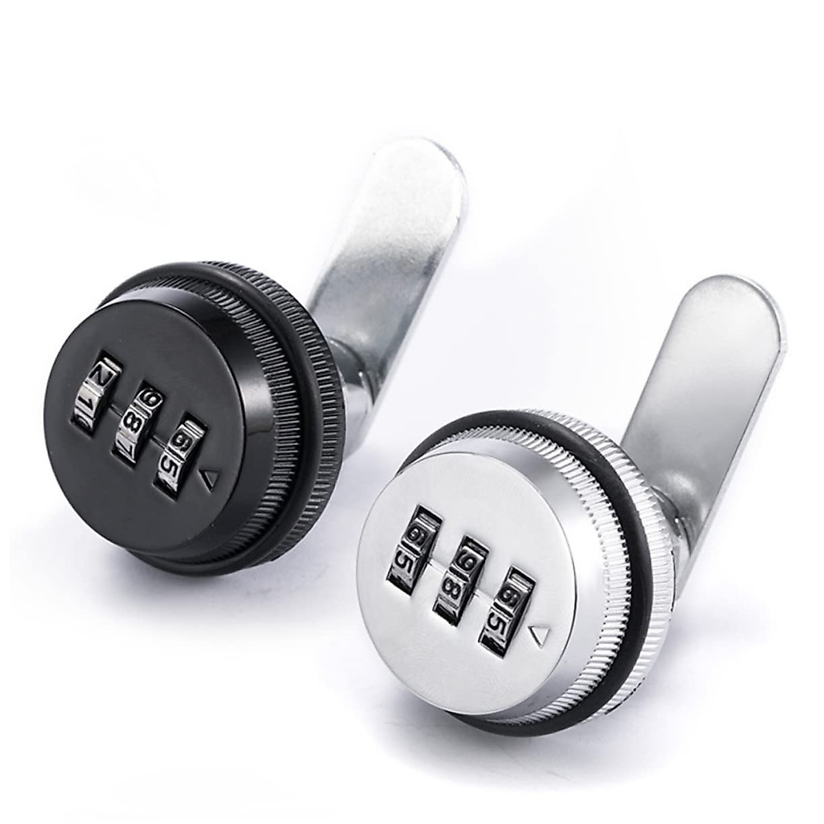 Uonlytech 2pcs Password Mailbox with Lock Cupboard Lock 3-dial Code Camlock Code Combination Lock Mailbox Lock Cam Lock for Cabinet Mailbox Cam Lock Code Lock Mechanical Security Door