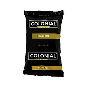 Colonial Coffee Packets, Pre Ground Coffee Packs, Signature Breakfast Blend Medium Roast, Bulk Single Pot Bags for Drip Coffee Makers, (2.5 oz Bags, Pack of 32)