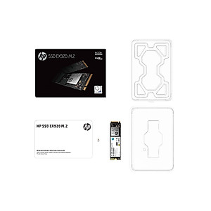 HP EX920 M.2 1TB PCIe 3.1 X4 Nvme 3D TLC NAND Internal Solid State Drive (SSD) Max 3200 Mbps 2Yy47Aa#ABC