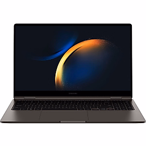 Samsung Galaxy Book3 360 2-in-1 Laptop 15.6"" FHD AMOLED Touchscreen 13th Gen Intel 12-Core i7-1360P 16GB RAM 2TB SSD Backlit Fingerprint Thunderbolt Fast Charging Long Battery Life Win11 Gray, Black