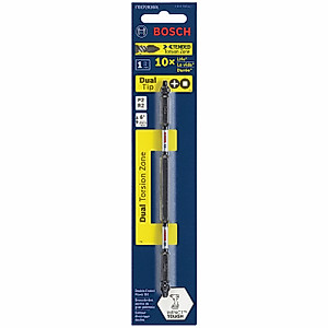 BOSCH ITDEP2R2601 1-Piece 6 In. Phillips/Square #2 Impact Tough Double-Ended Screwdriving Bit