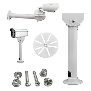 compcctv CCTV Security Camera Mount Bracket, Adjustable Universal Camera Wall Mounting Bracket for CCTV Security Camera/I Mount/Dome Camera/IP Camera/11.8in