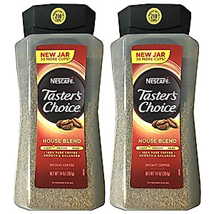 Taster's Choice Original Gourmet Instant Coffee 14 Oz, Pack of 2