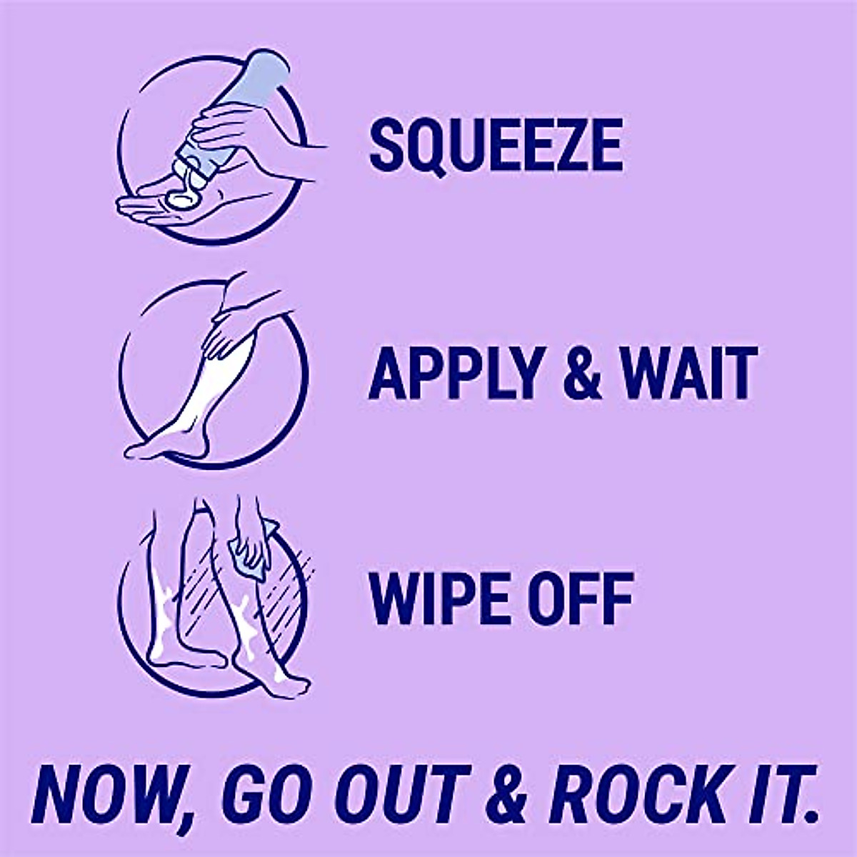 Nair Hair Removal Body Cream with Softening Baby Oil, Leg and Body Hair Remover, 3 Pack