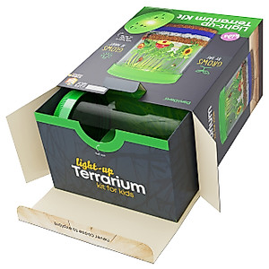 Light-Up Terrarium Kit for Kids - STEM Science Kits - Easter Gifts for Kids - Educational DIY Kids Toys for Boys & Girls - Crafts Projects Ideas for Ages 6 7 8-12 Year Old Age
