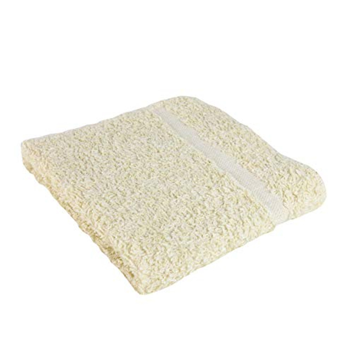 Fibertone Bleach Safe, Microfiber Alternative, 24-Piece Utility Washcloth Set-Beige