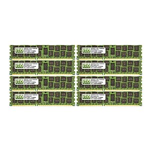 NEMIX RAM 128GB (8X16GB) DDR3 1333MHZ PC3-10600 2Rx4 1.5V 240-PIN ECC RDIMM Registered Server Memory KIT Compatible with Apple Mac Pro 2009 2010 2012