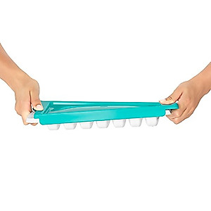 OXO Tot 2-Piece Baby Food Freezer Tray With Protective Cover, Teal