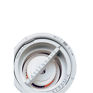 Zassenhaus "Frankfurt" Olive Wood Ceramic Pepper Mill