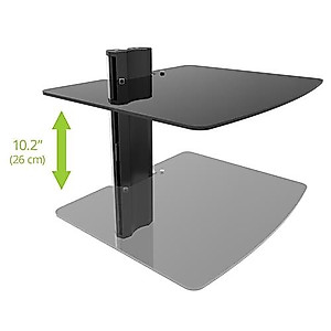 Kanto AVT Floating Wall Mounted AV Shelves (1 Shelf)