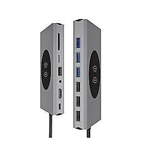 GPPZM USB Type C Hub USB 3.0 Type-C Hub to HDMI Adapter 4K Thunderbolt 5 USB C Hub with TF SD Reader Slot PD