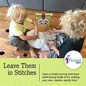 Unicorn Pillow Kit & Panda Pillow Kit Bundle - Fun DIY Arts and Crafts Project for Kids Ages 6 7 8 9 10 11 12 - Great Gifts for All Occasions