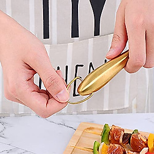 LARATH Silicone Basting Brush with Stainless Steel Handle Spread Oil Butter Sauces Brush Pastry Cakes Meat Sausages Desserts Brushes for Cooking Grilling Baking Kitchen Utensils, Rose Gold