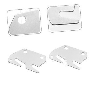 Veemoon 2pcs Furniture Connector Hook Plate Solid Wood Iron