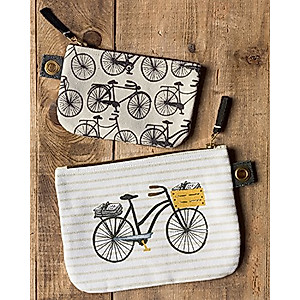 Danica Studio Danica Large Zipper Pouch, Bicicletta