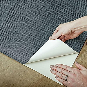 RoomMates RMK12226PLW Nikki Chu Indigo Blue Sahara Peel and Stick Wallpaper,1 roll - 20.5 inches wide x 18 feet