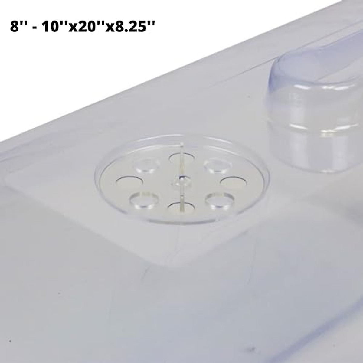 AGROVISTA High Standard Dome - Propagation, 2", 7", 8", 12", 10''x20', Clear Plastic Tall Domes, Perfect Environment for Your Cuttings and Seedlings (2'' - 10''x20''x2'')