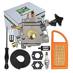 partszen BR500 Carburetor for Sthil BR550 BR600 BR700 Backpack Leaf Blower Parts for Zama C1Q-S183 4282-120-0606 4282-120-0608 4282-120-0607 with Air Filter Fuel Line Carb Tune Up Kit