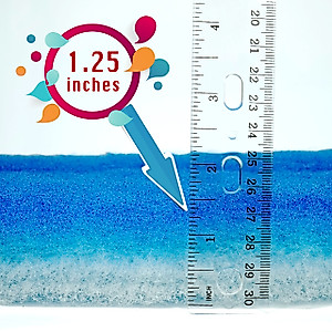 Premium Koi Pond Filter Media Roll - High-Efficiency Pond Filters for Outdoor Ponds, Reusable Fish Pond Filter Material, Made in USA (PRO - Blue - 6 ft roll)