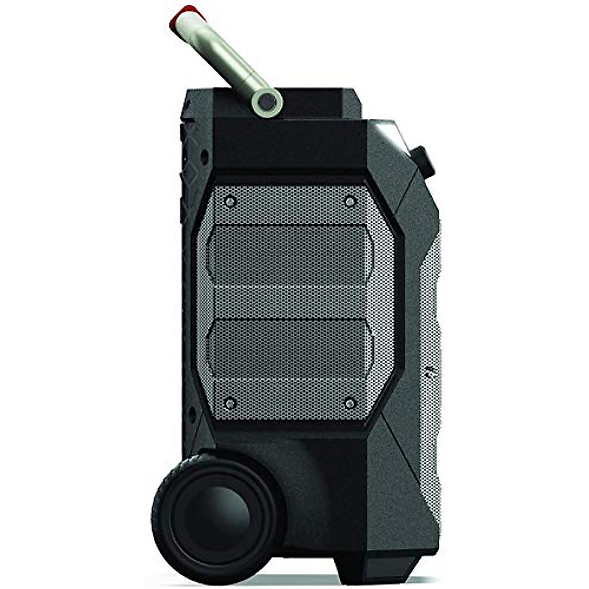 Monster Rockin' Roller 270 Portable Indoor/Outdoor Wireless Speaker, 200 Watts, Up to 100 Hours Playtime, IPX4 Water Resistant, Qi Charger, Connect to Another TWS Speaker (Slate)