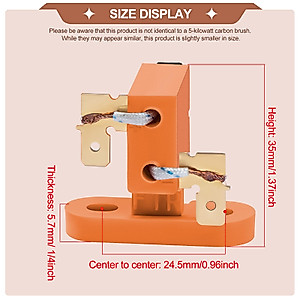 SOFO Generator Carbon Brush Assembly - For Honda Champion Firman Wen Power etc. 3500-4650W (7 pack)