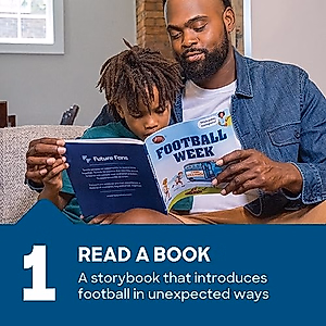 Future Fans Football | Kids Learn Sports via Interactive, Storybook-led Experience with Toys, Games, Activity Book | 8 x 15 Minute Sessions | Adult + Child | Ages 4 to 10